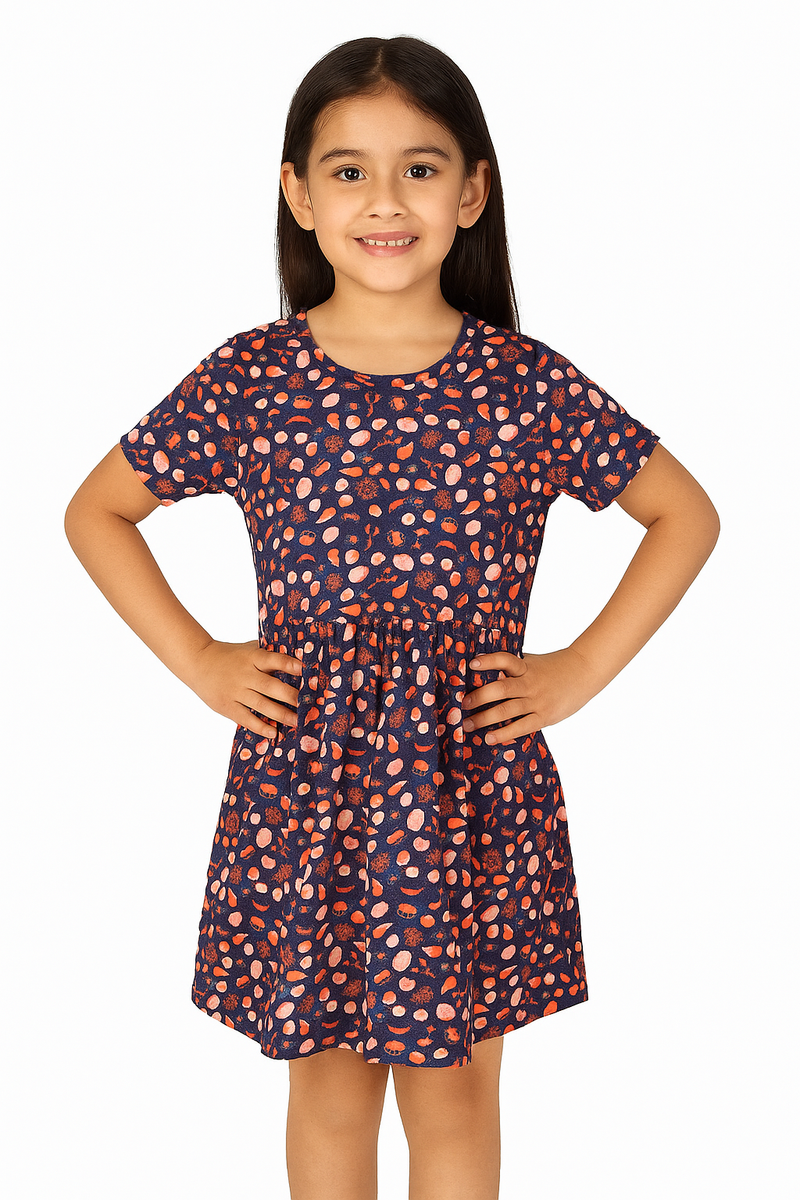 Girls Mix Colours Frock – Outfit7